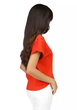 Michael kors red top store
