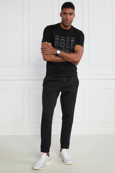 Boutique Option-T-Shirt Hugo Boss de couleur Noir(Boss-50495735-002)-v2