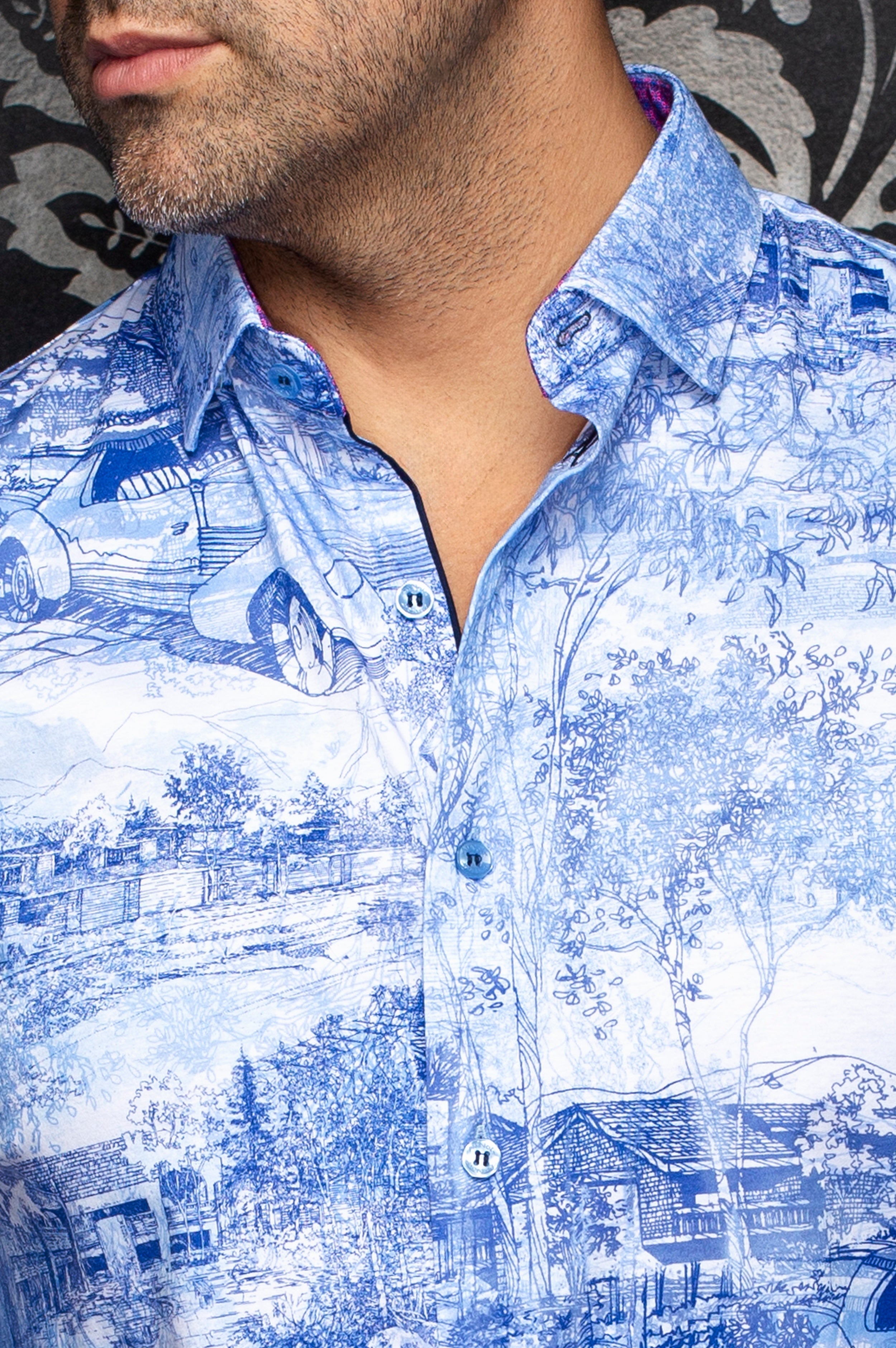 CHEMISE | BREEZE de couleur Bleu – Boutique Option