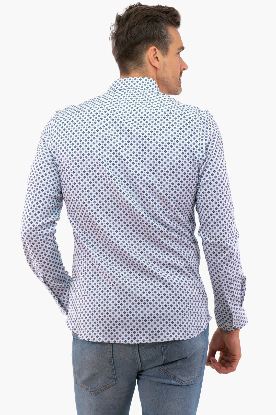 Hörst Long Sleeve Shirt in Blue color – Boutique Option