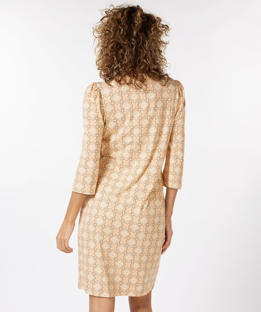 Boutique Option-Robe Esqualo de couleur Orange Multi(Esqu-Hs23-30205 ...