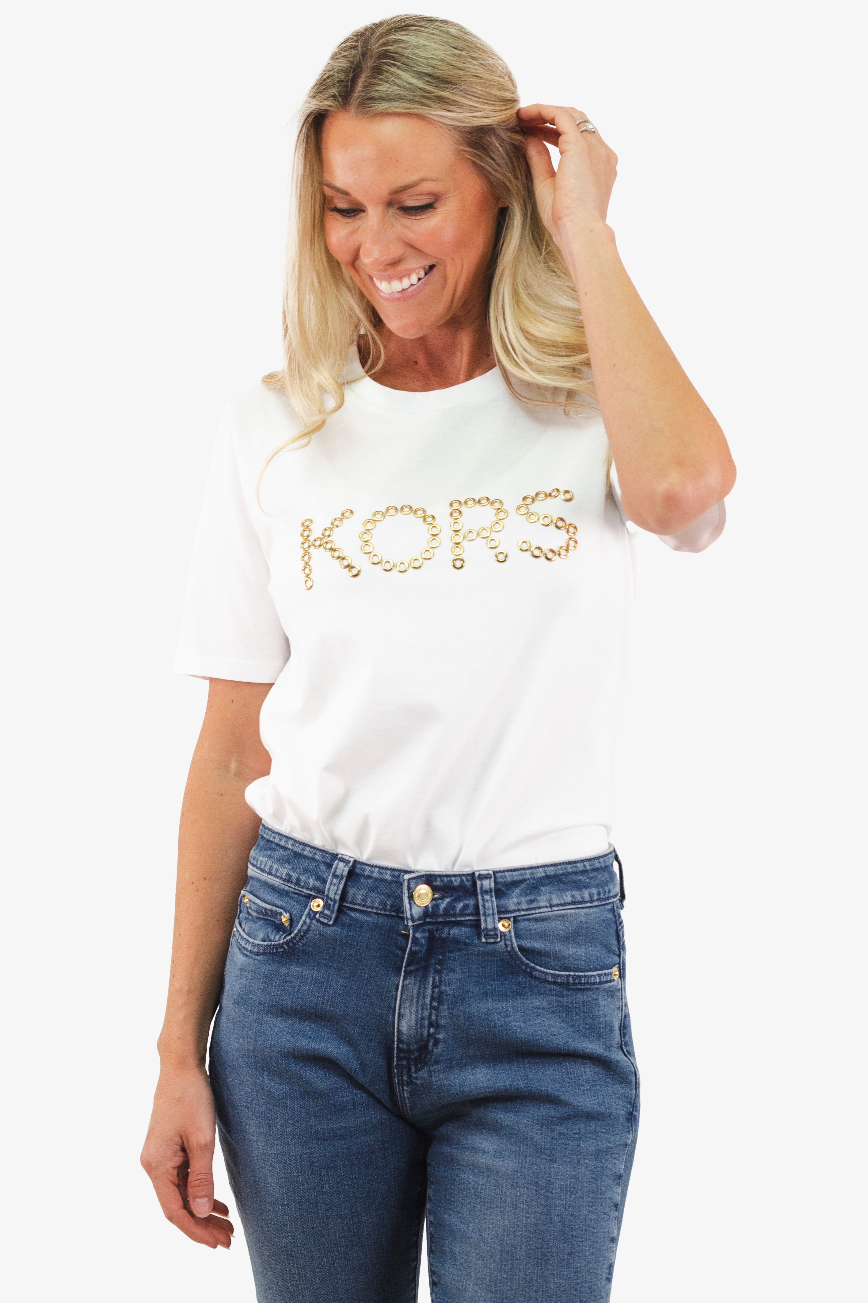 White Michael Kors T Shirt Boutique Option