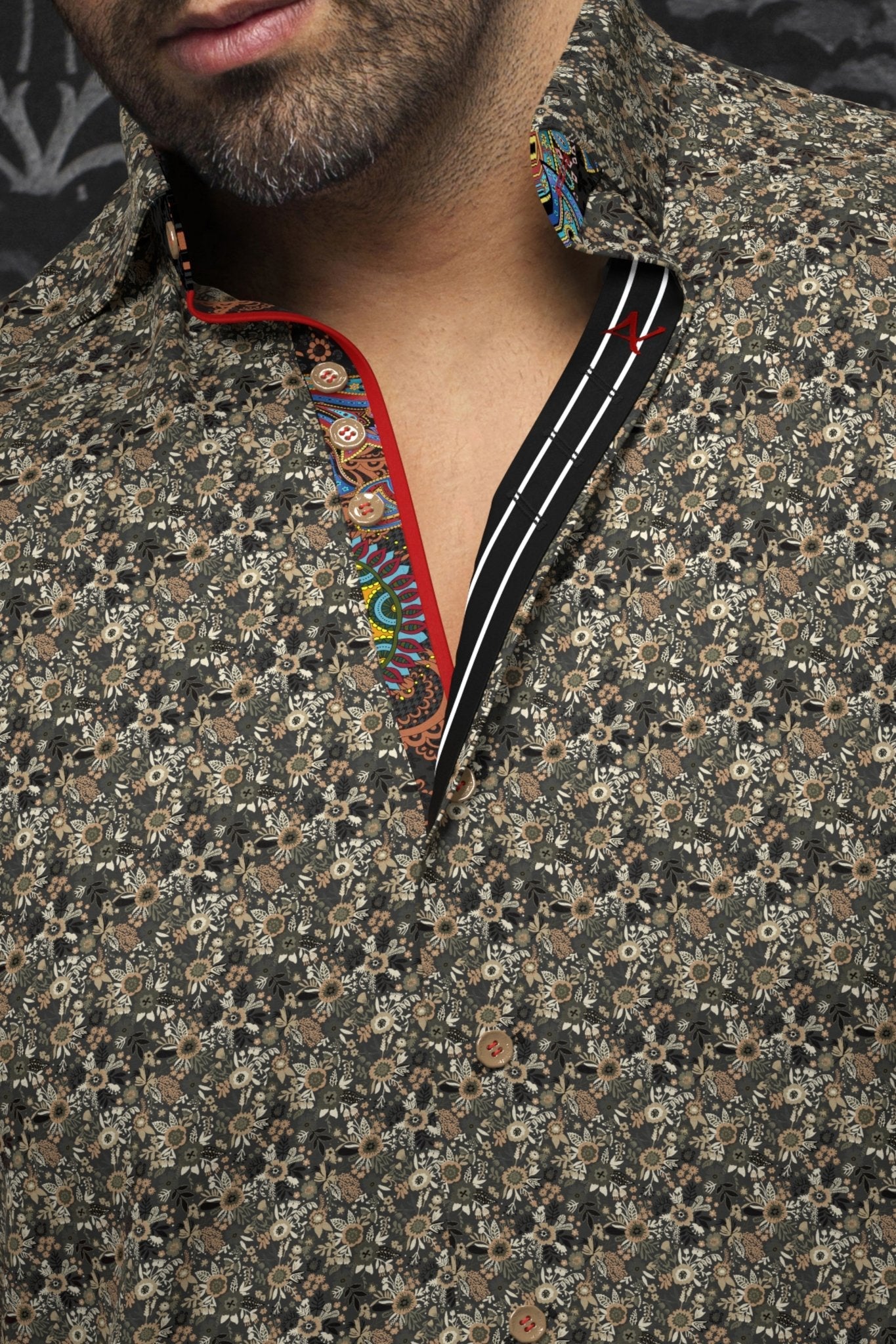 CHEMISE | MADDOX, Dark Grey – Boutique Option