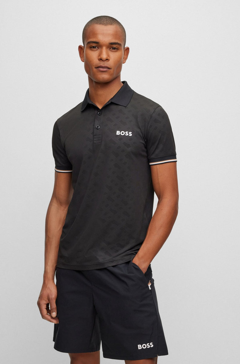 Boutique Option-Polo Hugo Boss de couleur Noir(Boss-50501282-001)-v2