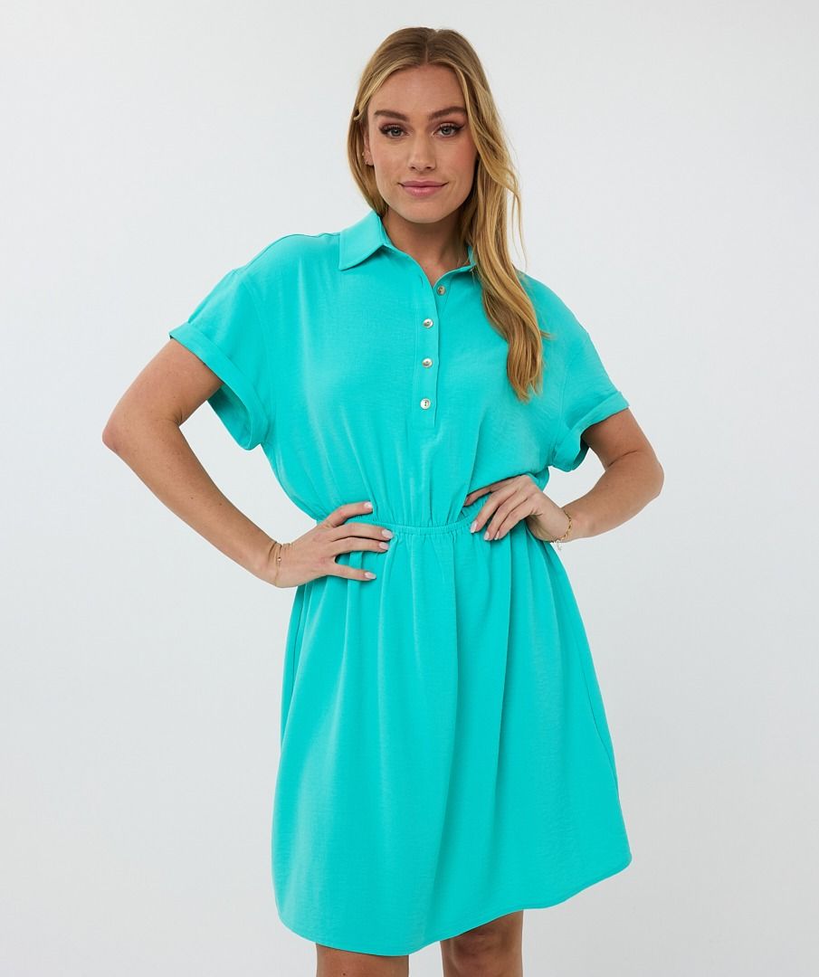 Robe Esqualo de couleur Aqua – Boutique Option