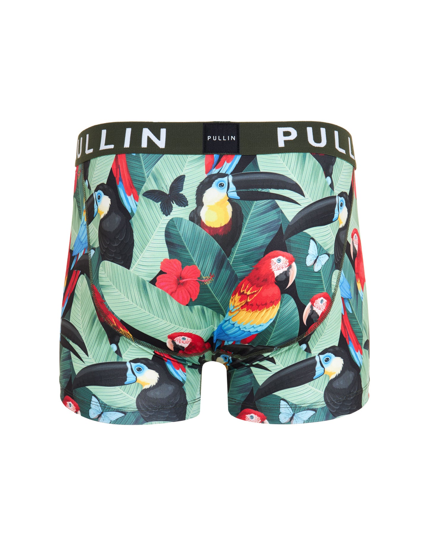 Boutique Option-Boxer Pullin de couleur Vert/Rouge(Pull-Fa2-Amazonie-Vert)-v2
