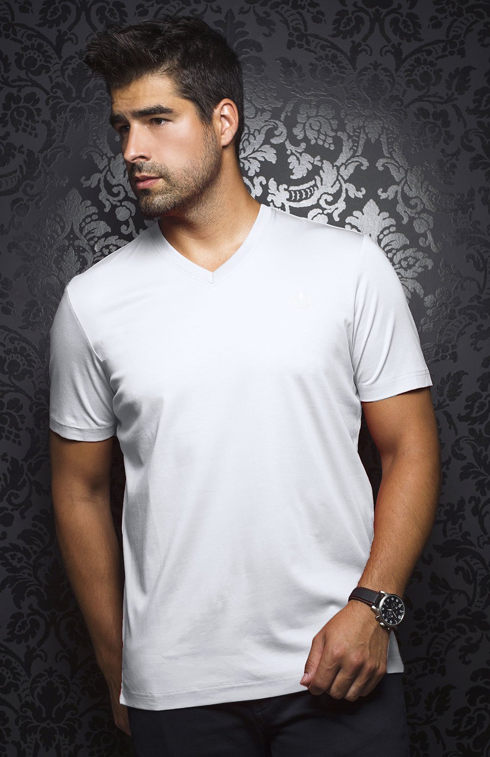 MICHAEL-V Au Noir de couleur Blanc - AUNOIR – Boutique Option