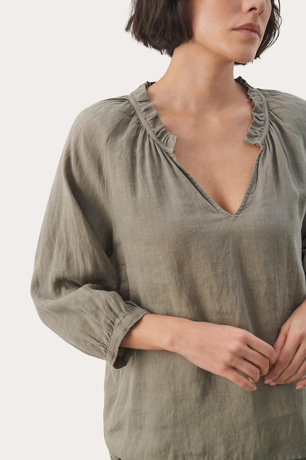 Part Two tunic in Vetiver color – Boutique Option